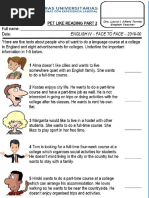 PET Speaking Test Part 1 Questions | PDF | Language Arts & Discipline ...