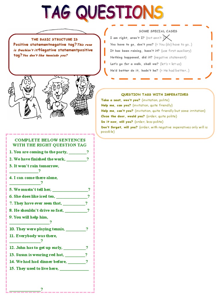 Positive Statementnegative Tag? Negative Statementpositive Tag? | PDF
