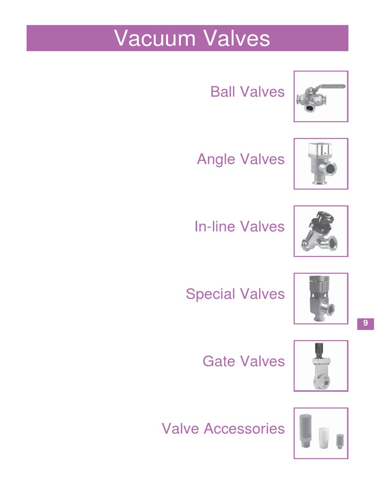 Chapter 09 Vacuum Valves | PDF | Valve | Vacuum