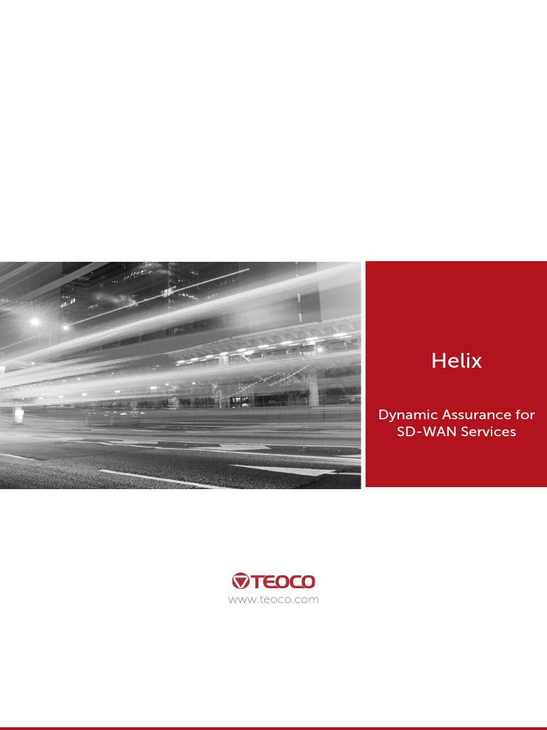 Helix Service Assurance SDWAN Brochure | PDF | Cloud Computing ...