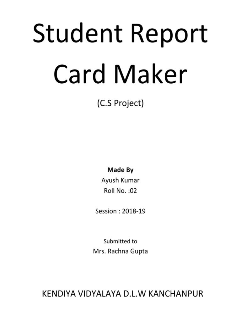 Computer Project File Yoyoyoyoo | PDF | Computer Program | Programming