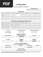 SEC Cover Sheet for AFS | PDF | Business | Government