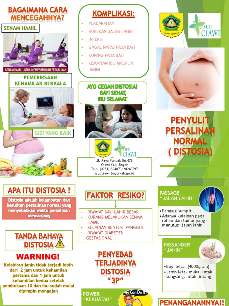 Leaflet Penyuluhan Penyulit Persalinan Normal | PDF