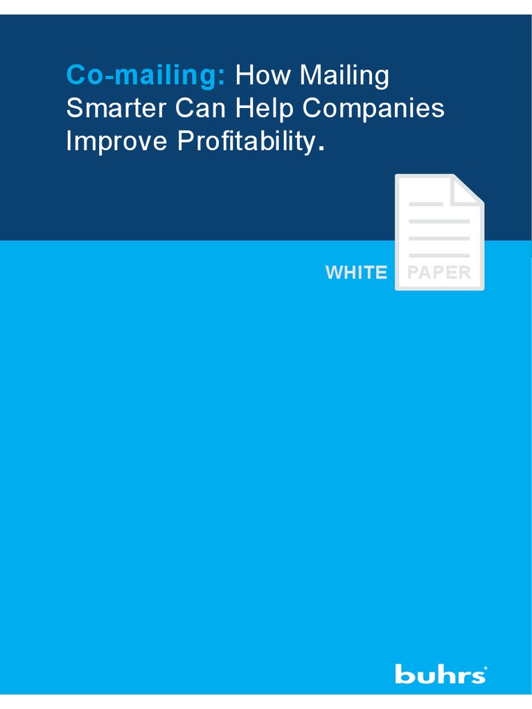 Co-Mailing:: How Mailing Smarter Can Help Companies Improve ...