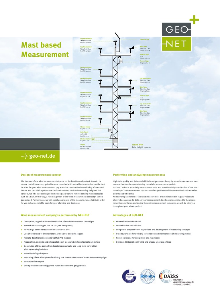 Mast Based Measurement: Geo-Net - de | Download Free PDF | Meteorology