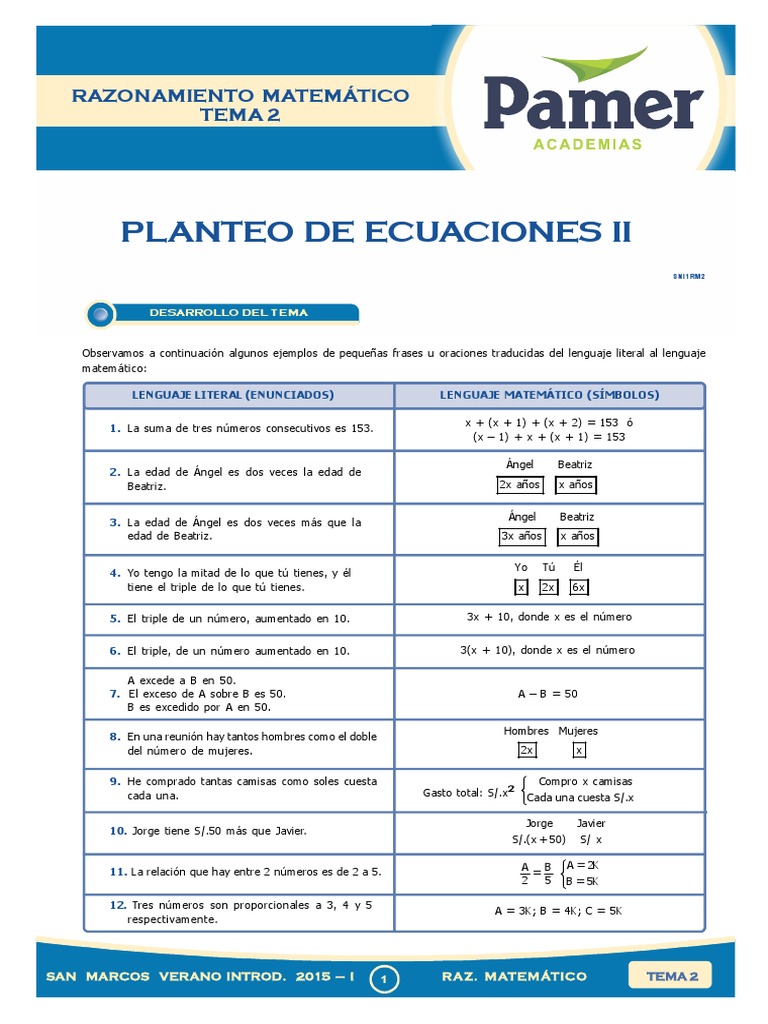 RM Sem 2 | PDF | Ecuaciones | Enseñanza de matemática