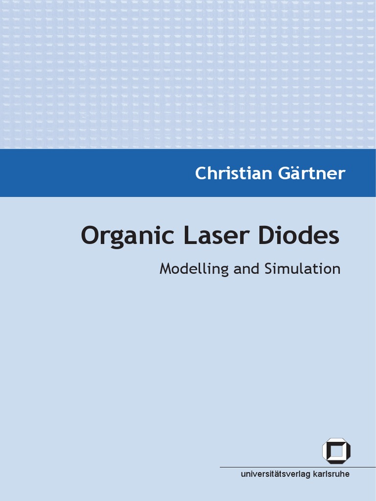 Organic Laser Diodes - Modelling and Simulation PDF | PDF