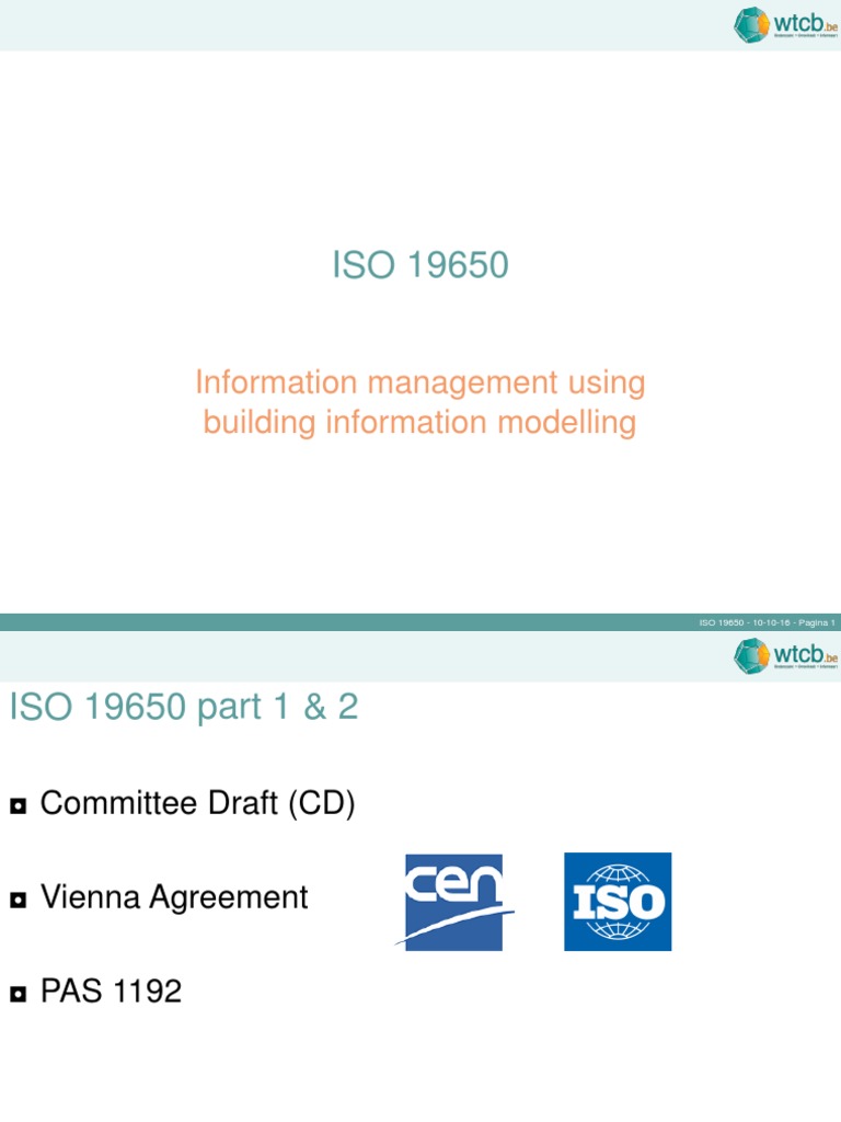 Information Management Using Building Information Modelling: ISO 19650 ...