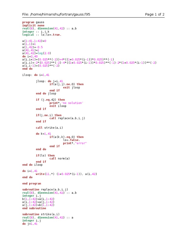 Fortran Real Integer , Integer Division — Fortran Programming Language ...