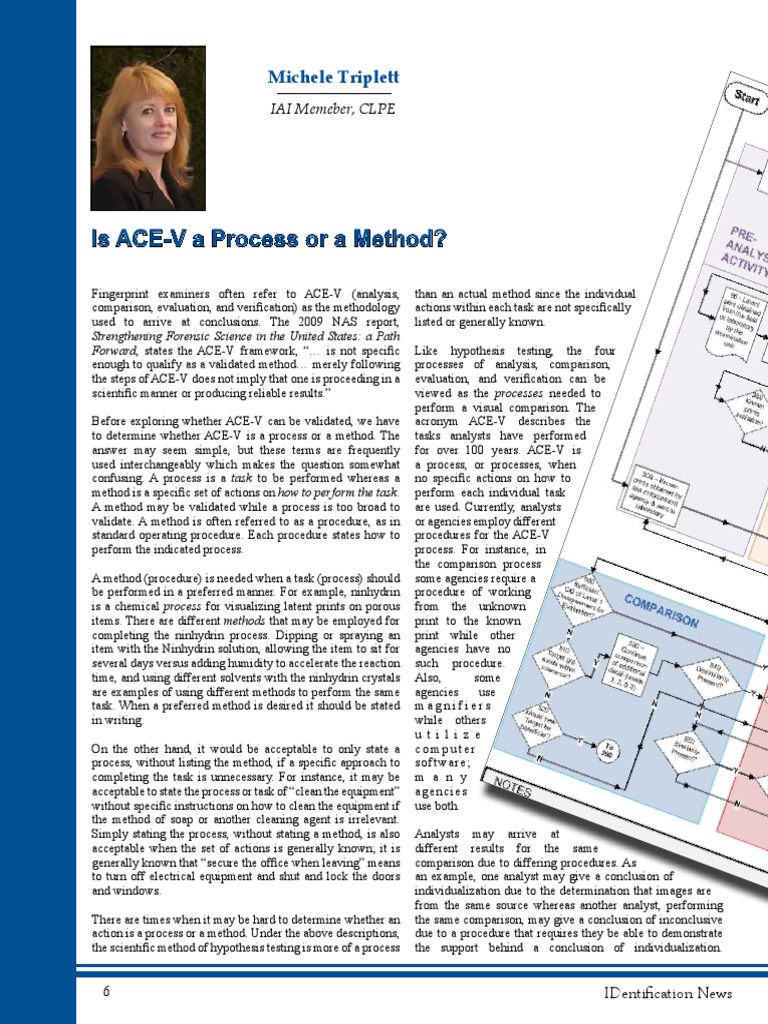Is ACE-V A Process or A Method?: Michele Triplett | PDF | Methodology ...