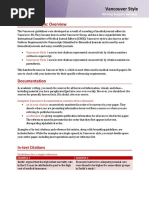 SAGE Vancouver Reference Style | PDF | Citation | Publishing
