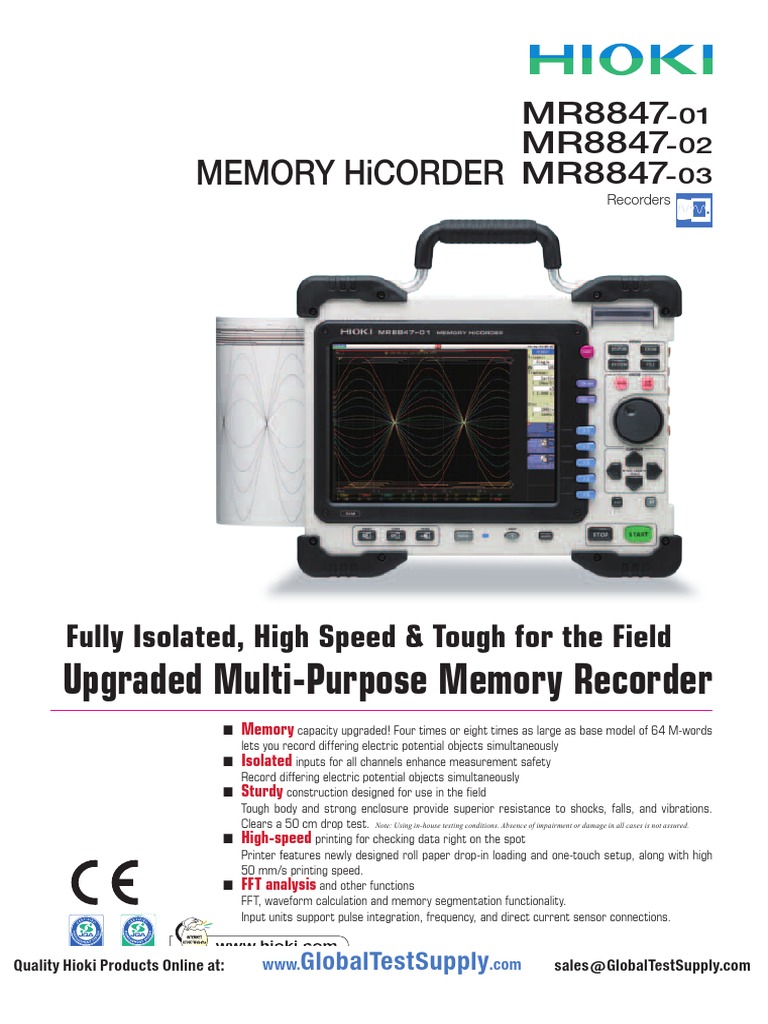 Fully Isolated, High Speed Memory Recorder for Field Use | PDF ...