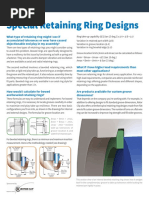 C-Type Retaining Ring Design Guide | PDF | Engineering Tolerance ...
