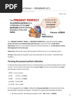 216 - Tiempos Perfectos | PDF | Perfect (Grammar) | Grammatical Tense