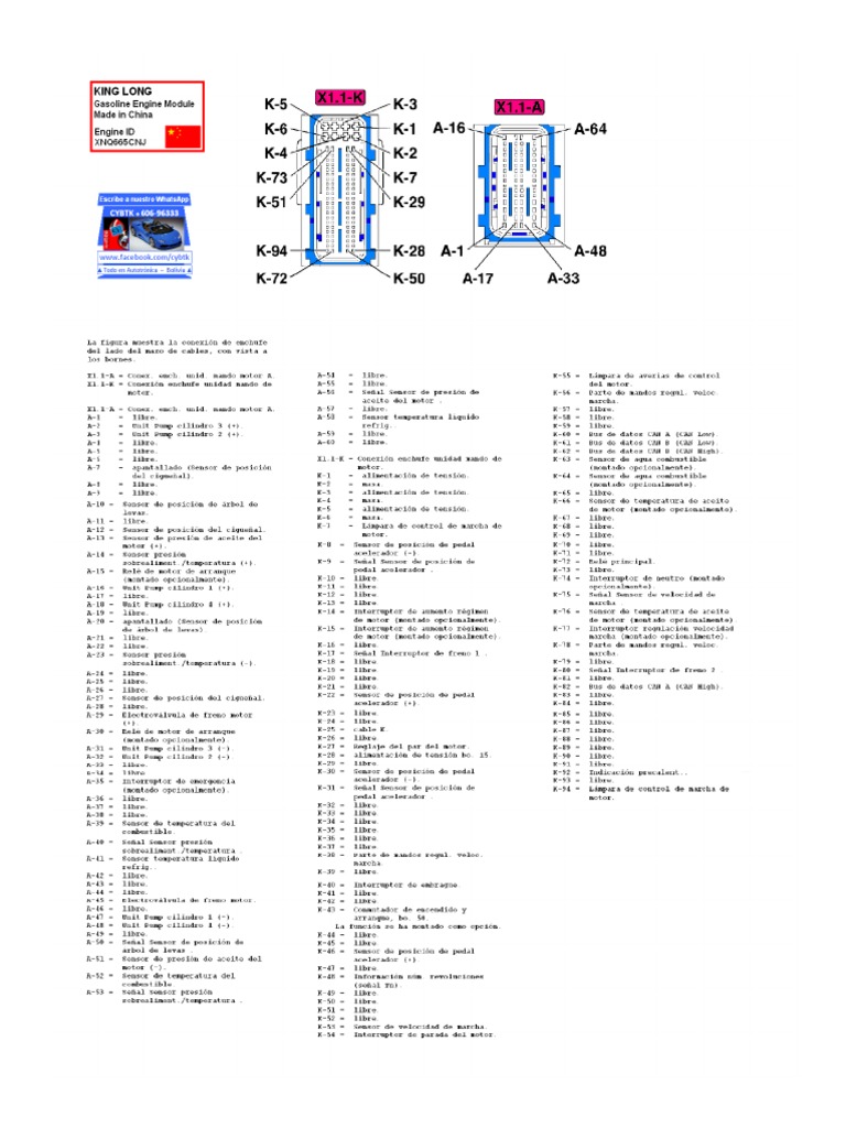 King Long ECM PDF | PDF