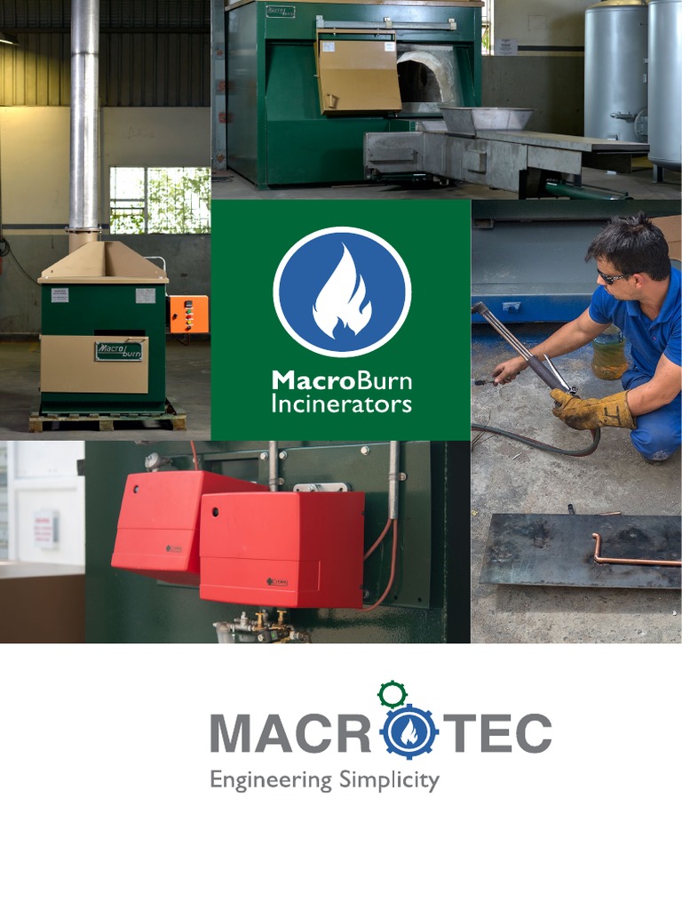 Macrotec Incinerators | PDF | Incineration | Refractory