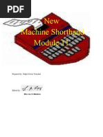 Module 1, Machine Shorthand | PDF | Shorthand | Computer Keyboard