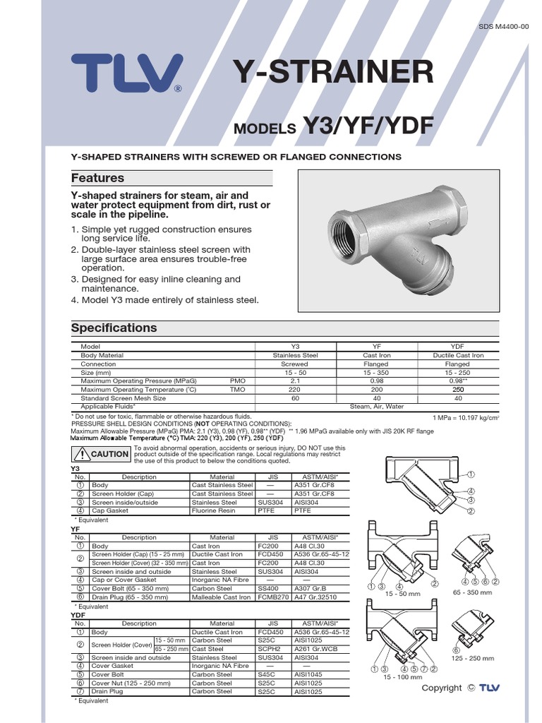 Strainer | PDF | Screw | Steel