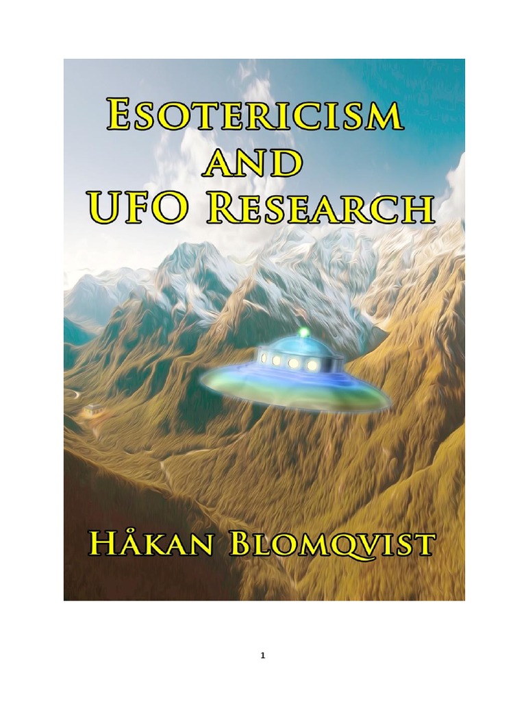 Esotericism and UFO Research | PDF | Western Esotericism | Ufology