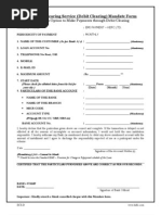 Signature Mismatch Form | PDF | Finance & Money Management