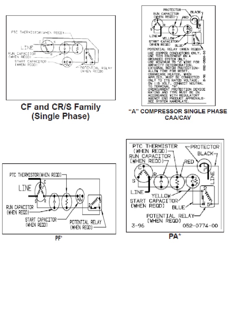 Conexion Electrica Compresores Copeland | PDF