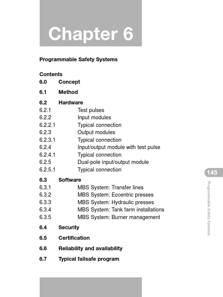 Programmable Safety Systems | PDF | Programmable Logic Controller ...