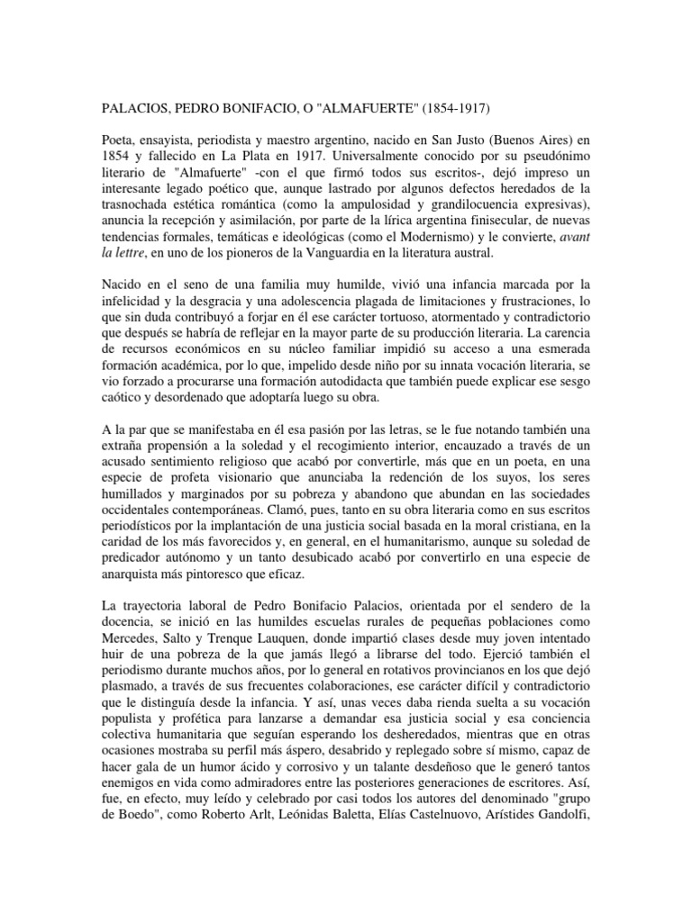 Almafuerte | PDF | Poesía | Amor