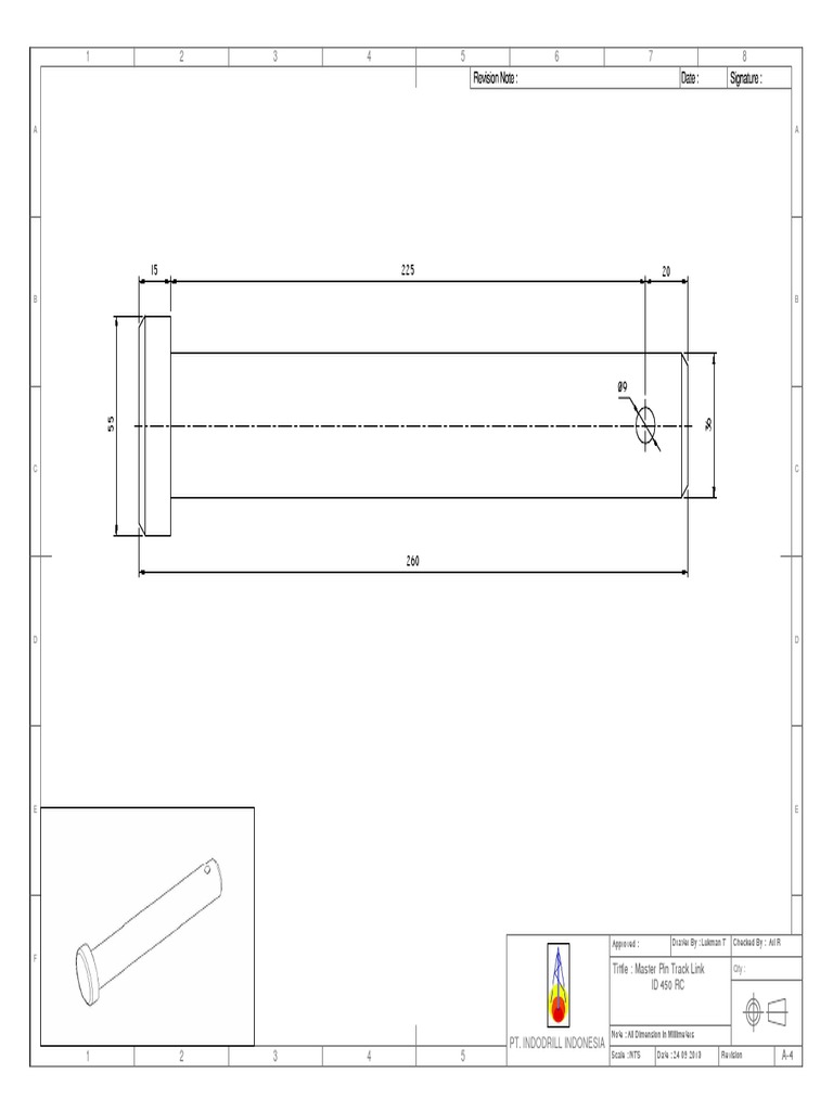 Master Pin Track Link ID 450 RC | PDF