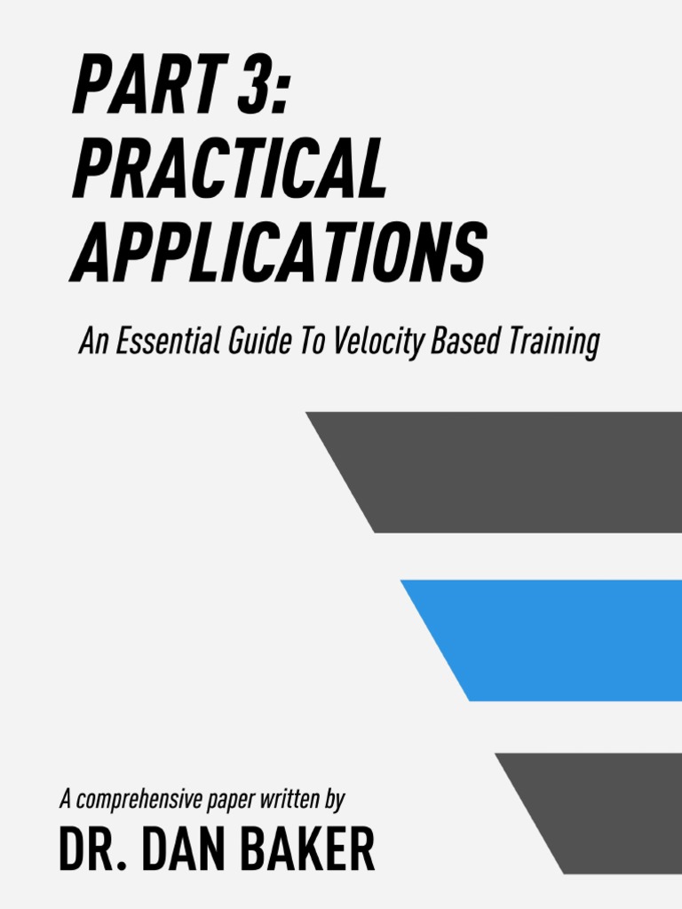 Essential Guide To VBT Part 3 | PDF | Strength Training | Muscle ...