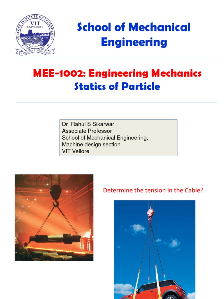 Engineering Mechanics: Statics Overview | PDF | Force | Mass