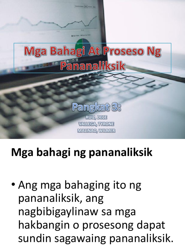 Mga Bahagi at Proseso NG Pananaliksik | PDF