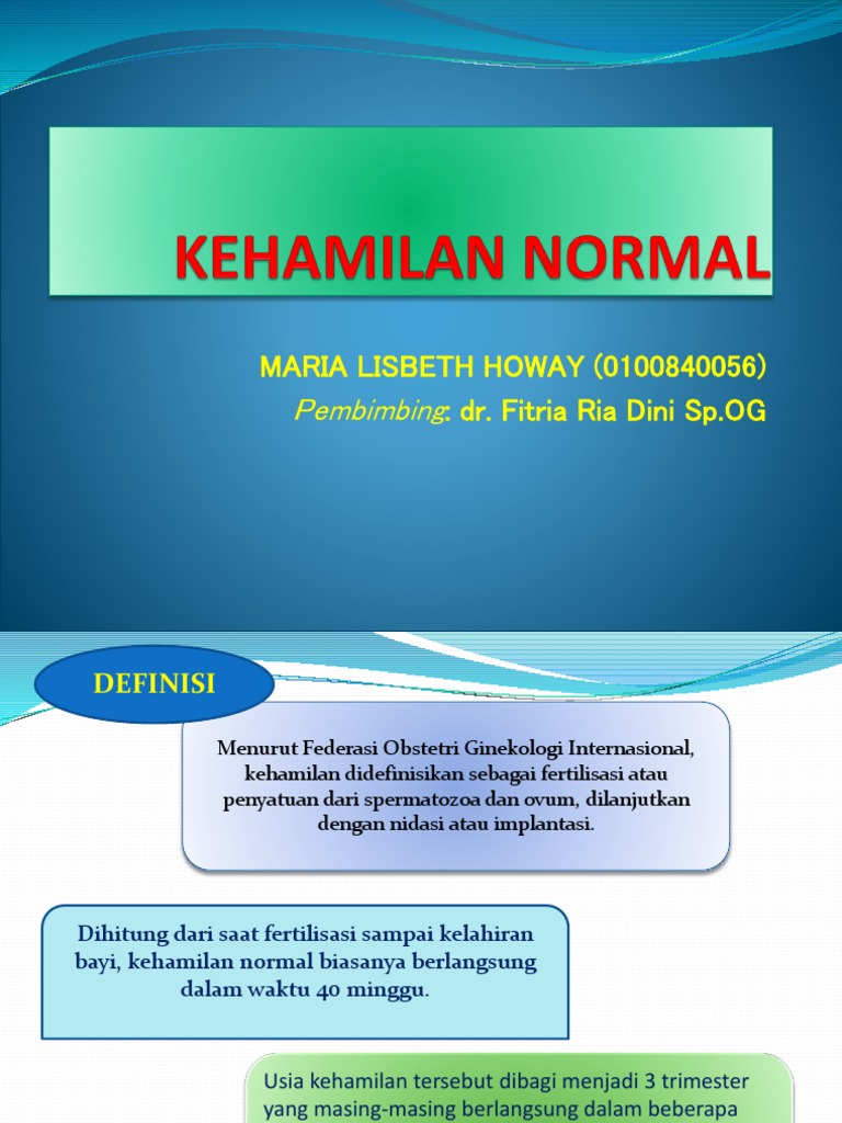 Kehamilan Normal | PDF