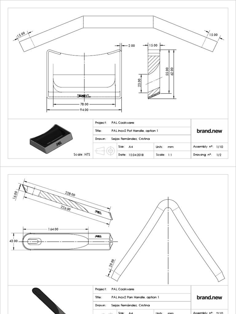 PAL Handles Drawings | PDF