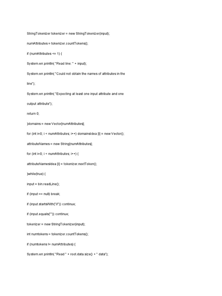 StringTokenizer Tokenizer | PDF | Array Data Structure | Algorithms And ...