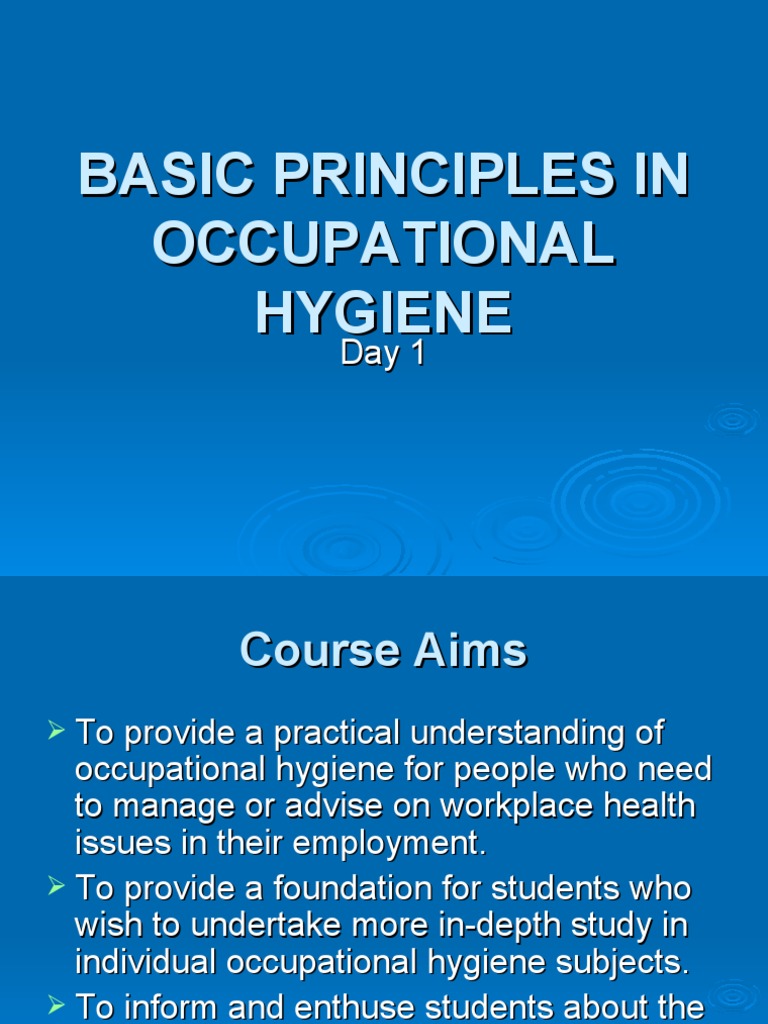 History of Hygiene | PDF | Occupational Hygiene | Occupational Safety ...