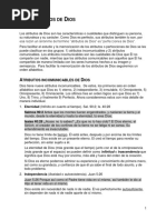 Resumen - Los Atributos de Dios | PDF | Dios | Amor