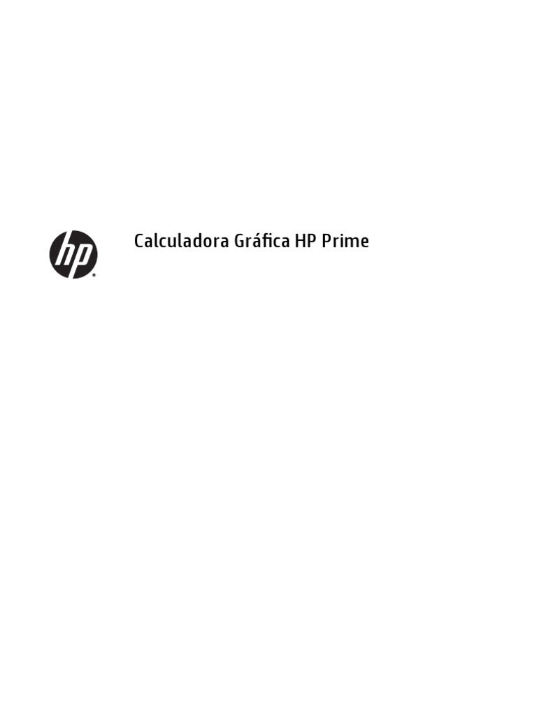 Manual HP Prime PDF | PDF