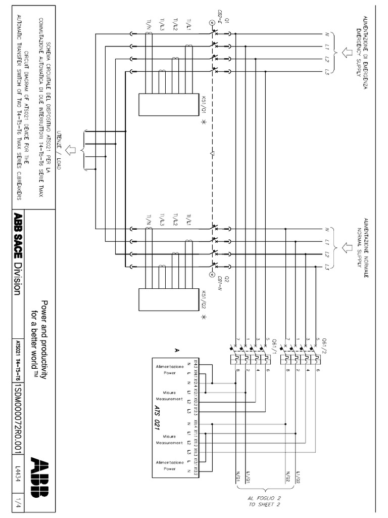 Esquema ATS - ABB PDF | PDF