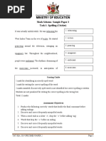 SEA 2024 Maths Practice Test 1 | PDF | Numbers | Elementary Mathematics