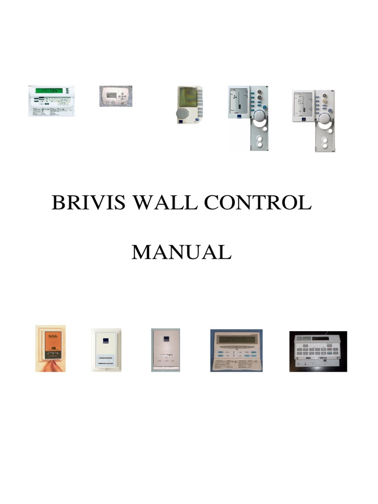 Brivis Wall Control Manual | PDF | Hvac | Thermostat