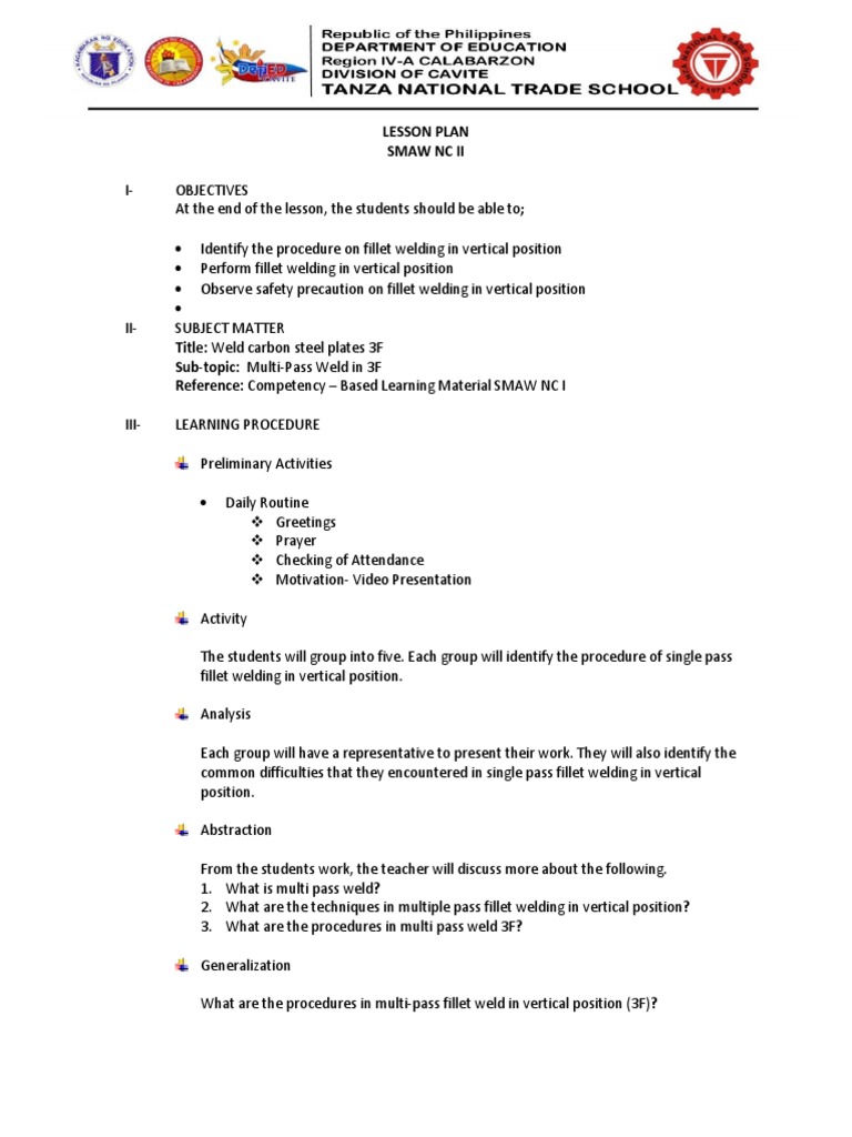 G12 - Fillet Weld 3F (Multi-Pass) | PDF