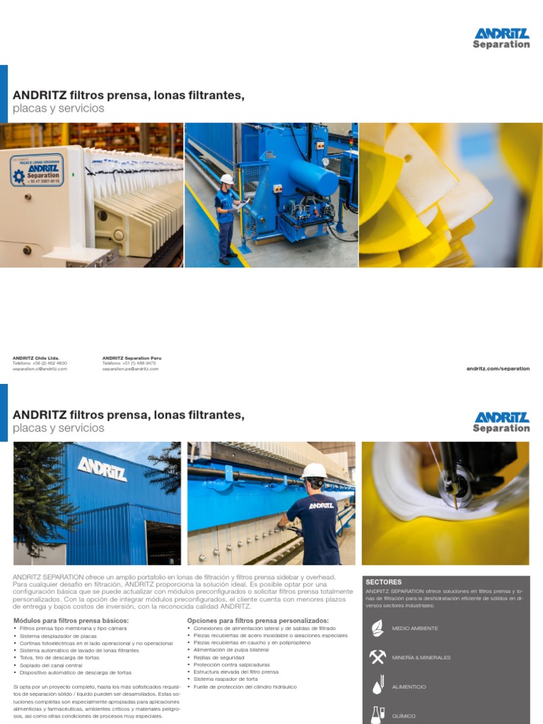 Andritz Separation - en | PDF | Filtración | Química