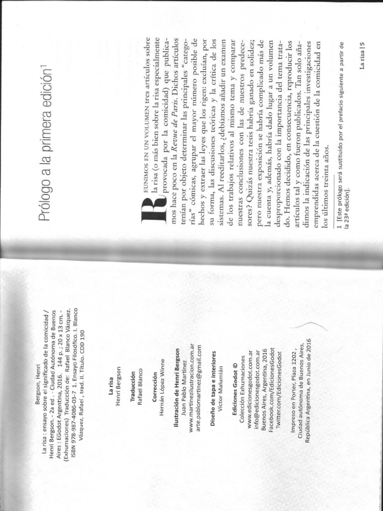 Bergson. La Risa | PDF