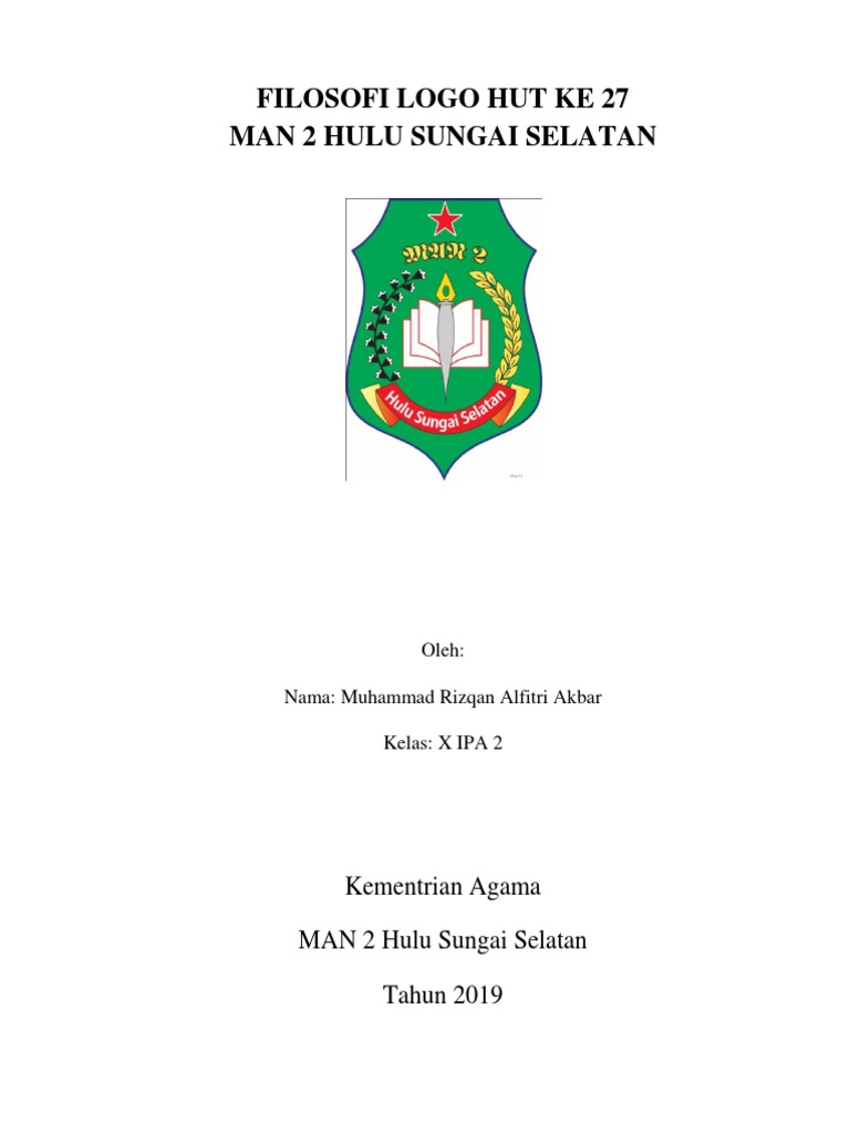 Filosofi Logo Hut Ke 27 Man 2 HSS | PDF