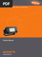 EM-TRAK A100 AIS Class A Transceiver | PDF | Telecommunications ...