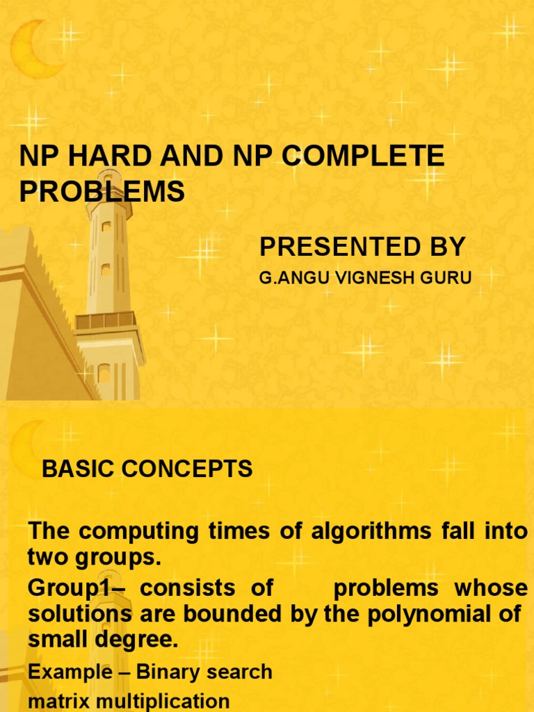 NP Hard and NP Complete Problems | PDF | Time Complexity | Computational Complexity Theory