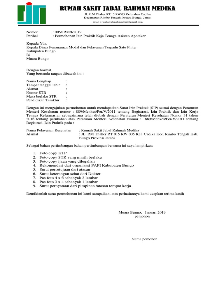 SIP Asisten Apoteker | PDF