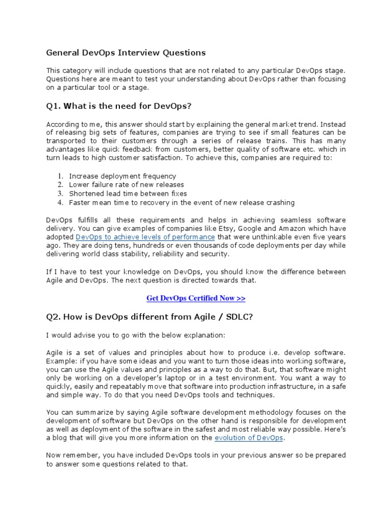 DevOps Interview Question IMP | PDF | Selenium (Software) | Version Control