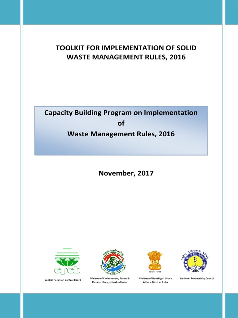 Toolkit for Solid Waste Management Rules | PDF | Waste Management | Compost
