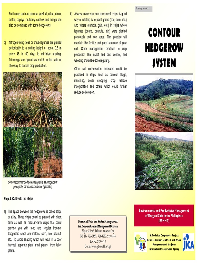 Contour Hedgerow System | PDF | Hedge | Plough
